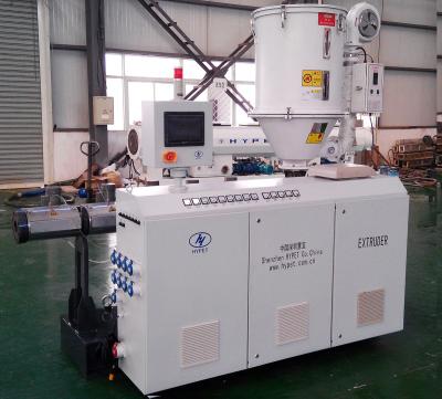 China Shenzhen HYPET Standard Single Screw Extruder 28 L/D Ratio for PP PS ABS PE PVC Material Processing for sale