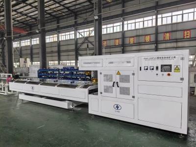 China PVC Pipe Belling Machine Four Station Double Cavities for U Type R Type 16-630mm for sale