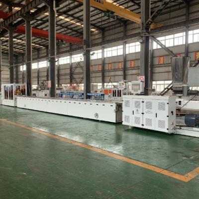China PVC/UPVC Profile Extrusion Machine for Sliding Glass Windows & Doors - 240mm Width, 37kw Motor for sale