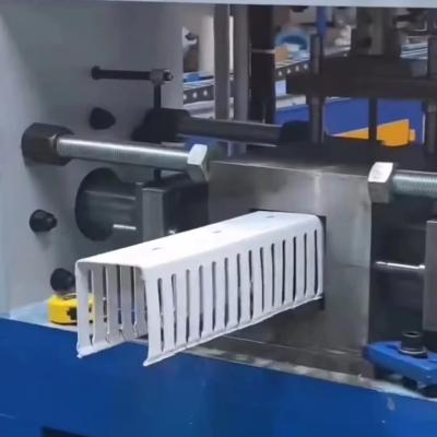China PVC Cable Duct Production Line 16-150mm Width Range with 400kg/h Output Capacity for Wiring Trunking Manufacturing for sale