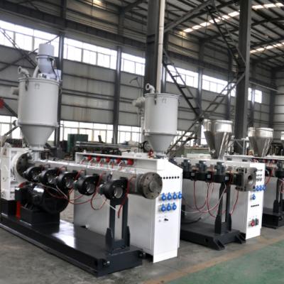 China HYPET High Efficiency Single Screw Extruder for PPR Pipe Production - 37kW to 250kW Motor Power, 65-1000kg/h Output for sale