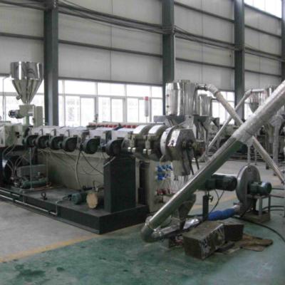 China HYPET PVC Pelletizing Line with Twin Conic Extruder 50-850kg/h Output Capacity for PVC Granules Production for sale