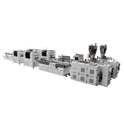China PVC Cable Duct Profile Extrusion Machine with 120-160 kg/h Output and 380V Power for Industrial Manufacturing for sale