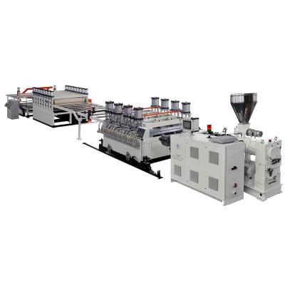 China PVC Foam Board Extrusion Machine 1220mm Width 400kg/H Output with German Technology for sale