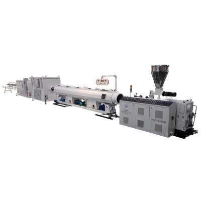 China PVC Pipe Extrusion Plant for 75-160mm Diameter Pipes with 140kg/h Output Capacity for sale