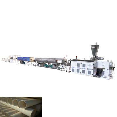China PVC Pipe Extrusion Machine for 110-250mm Diameter Pipes | 350kg/h Output | 380V Industrial Grade for sale