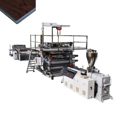China SPC Flooring Sheet Extrusion Machine 12-28 Tons/Day Capacity with 380V Power and Siemens PLC Control for sale