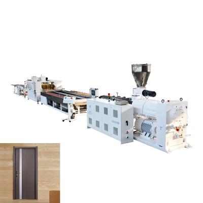 China WPC Board Making Machine 1000mm Width Production Line with 400-600kg/h Output and 200kW Power for sale