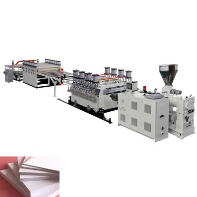 China PVC Celuka Foam Board Extrusion Line with 80/156 Double Screw Extruder | 300-400 kg/h Output | 380V Power for sale