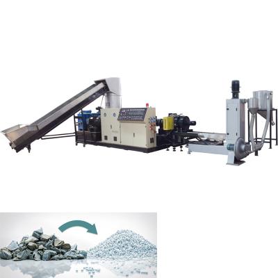 China Plastic Granules Making Machine 200-1000 kg/h Output with 380V Power for PP PE Recycling for sale