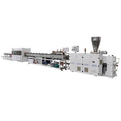 China HYZS65/132 Twin Screw PVC Pipe Extrusion Machine for 20-50mm Dual Pipe Production with 320kg/h Output for sale