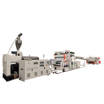 China PVC-Free Foamed Board Extrusion Line 1220mm Width with 200kW Power and Siemens PLC Control for Decoration Sheet Production for sale