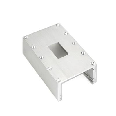 China 6061 6063 Aluminium Cnc Manufacture Part Profile Case For Housing Zinc Galvanize for sale