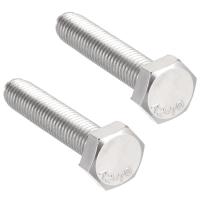 China Hex bolts Custom stainless Steel Hexagon full or half Threaded metal bolts Hex heavy Head Bolts DIN933 ISO4017 for sale