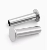 China Wholesale M2 M3 M4 M5 M6 Diameter 2-6mm length 3-30mm Round Flat Truss Head Half Semi Hollow Shank Aluminum Rivet for sale