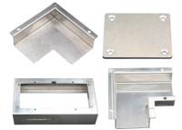 China Aluminum 6061 6063 Fabrication  Metal Bending Parts Anodized Sheet  Works for sale