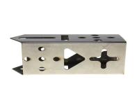 China Aluminum AL2024 Bending Laser Cut Metal Parts Custom  Metal Bracket Fabrication for sale
