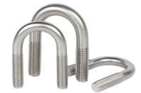 China Custom stainless steel U type metal bolt 2205 2507 904L 2507 A286 1.4406 904L U shape bolts for sale