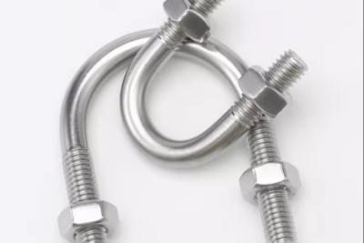 China Custom stainless steel U type metal bolt 2205 2507 904L 2507 A286 1.4406 904L U shape bolts for sale