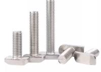 China Heavy Duty Forged Head Bolts Carbon Steel T Head Bolts With Coarse Thread Pitch for sale