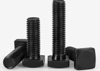 China Grade 4.8 8.8 Carbon Steel  T Slot Bolt Black Oxide Screws For Aluminum Profile for sale
