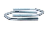 China M5 M6 Mild steel U type metal bolt  with nut washer Galvanized grade 4.8 class 4.8 Blue U bolts for sale