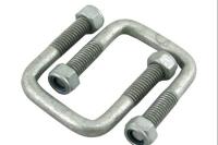 China M5 M6 Mild steel U type metal bolt  with nut washer Galvanized grade 4.8 class 4.8 Blue U bolts for sale