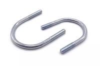 China M8 M12 Mild steel U shape metal bolt  with nut washer grade 4.8 Zinc plating Blue white for sale