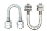China 3/8 1/2 ASTM A193 A194  U type metal bolt  with nut washer B7 B16 A325 A307 Zinc plating for sale