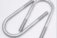 China B7 B16 A325 A308 Gavalnized U shape metal bolt with nut washer 1/4 5/16 ASTM A193 A194 for sale