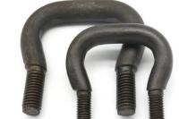 China M4 M16 Carbon steel U type metal bolt  with nut washer Class4.8 grade 8.8 Black Blue U bolt for sale