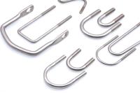 China M4 M16 Carbon steel U type metal bolt  with nut washer Class4.8 grade 8.8 Black Blue U bolt for sale