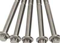 China INCH Measurement System Metal Bolt with Polished Finish Silver/Customized for sale