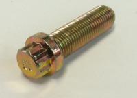 China Titanium Alloy M7 M8 12 Point Head Bolt Flange Split Rim Wheel Bolt Beadlock for Car for sale