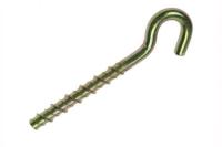 China M8 M16 Brass  L & J Hook Bolt with nut washer T1 T2 T3 Metal bolts Brass plating for sale