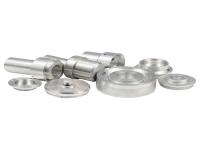China Aluminum AL6061 Wire EDM  Precision CNC Machining Steel Metal  Medical Drilling Polish Black for sale