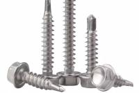 China M3 M4  Stainless steel Hex Flange Self Tapping metal Screws SS304 SS316 A2 A4-80 Drilling screws for sale