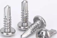 China 1/4 5/16 ASTM A193 A194 Round head slotted Self Tapping metal Screws SUS304 SUS316 A2-70 A4 for sale