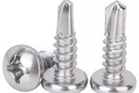 China 1/4 5/16 ASTM A193 A194 Round head slotted Self Tapping metal Screws SUS304 SUS316 A2-70 A4 for sale