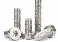 China Sharp Point Socket Head Machine Metal Screw / Short Screws for Metal Stainless Steel Coarse Thread for sale