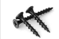 China M8 M16 Carbon steel Flat head Philip sclotted tapping metal screws Class 4.8  Black finish for sale