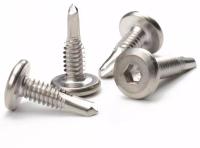China M12 M20 Carbon steel Round head Philip crosses tapping metal screws grade8.8  Black coating for sale