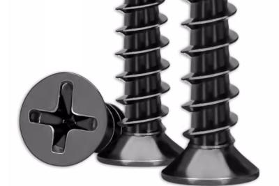 China CSK screws M10 M20 Carbon steel Flat head Hexagon tapping metal screws Grade8.8 Metal bolts for sale