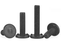 China M4 M16 Carbon steel  Weld STUD Bolt with Nut washer Class4.8 Grade 8.8 Black plating for sale