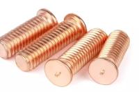 China M8 M16 Brass  Weld STUD Bolt  with nut washer T1 T2 T3 Metal bolts Brass plating for sale
