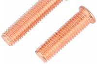 China High-Quality M12 & M20 Brass-Plated Weld Stud Bolts with Nut and Washer T1 T2 T3 for Durable Metal for sale