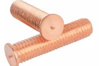 China Premium M12 & M20 Brass Weld Stud Bolts with Nuts Washers Metal Fastening Offered in Sizes T1 T2 T3 for sale