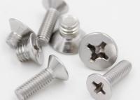 China M6 M8 Stainless steel Flat & CSK Head Machine Metal Screw SUS304 SUS316 A2-70 A4 cross slot for sale