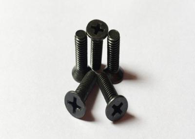 China M8 M16 Carbon steel Flat & CSK Head Machine Metal Screw with nuts Class 4.8  Black finish for sale