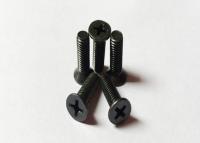 China M12 M20 Carbon steel Flat & CSK Head Machine Metal Screw with nuts grade8.8  Black coating for sale